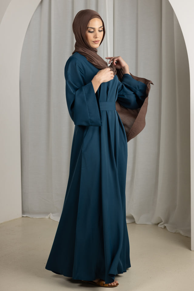 Open Sleeve Abaya - Shades of Blue - Dresses for Women Australia - Modelle