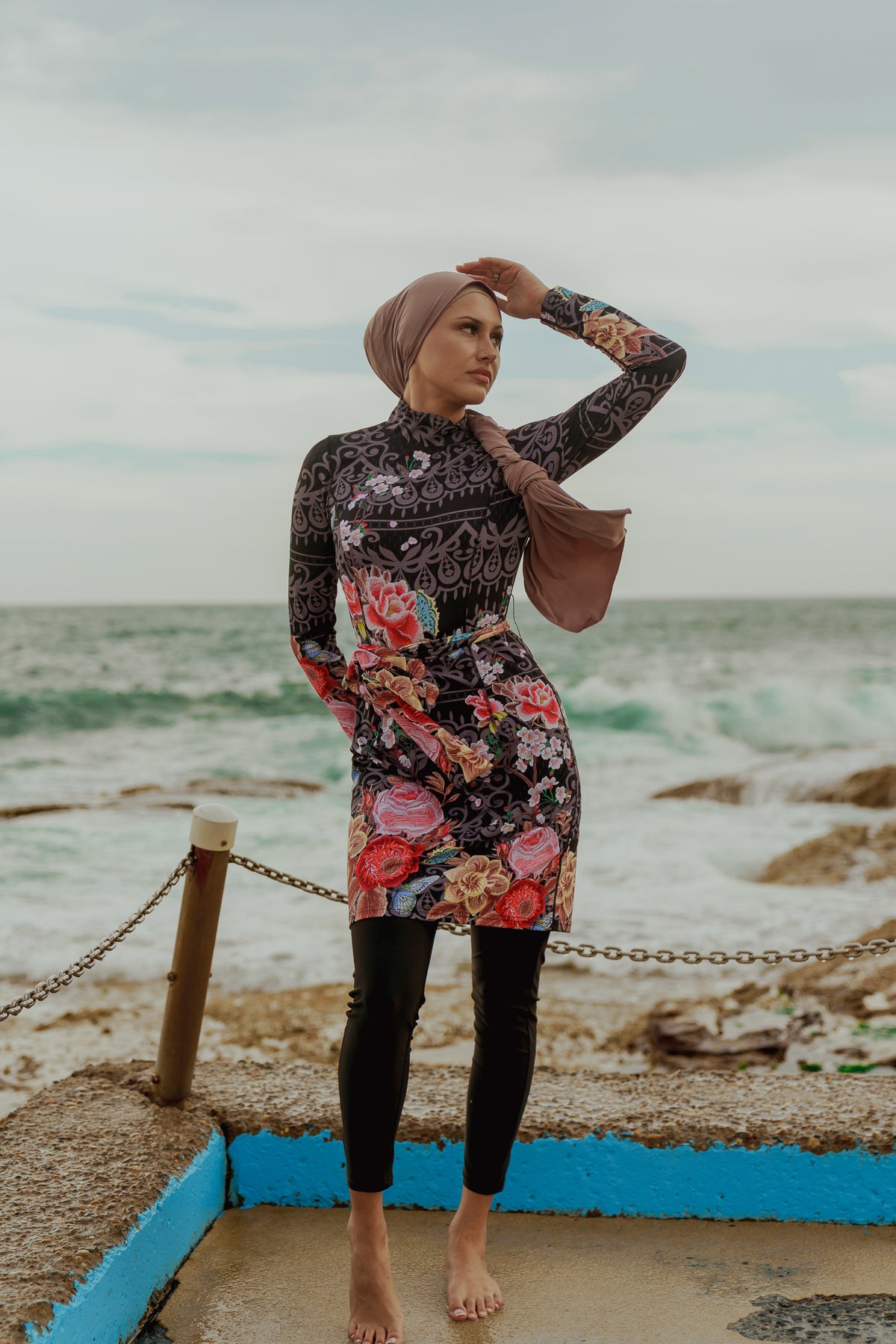Spanish Rose Swim Black Base Print Bundle - Outfit Bundle - Modelle