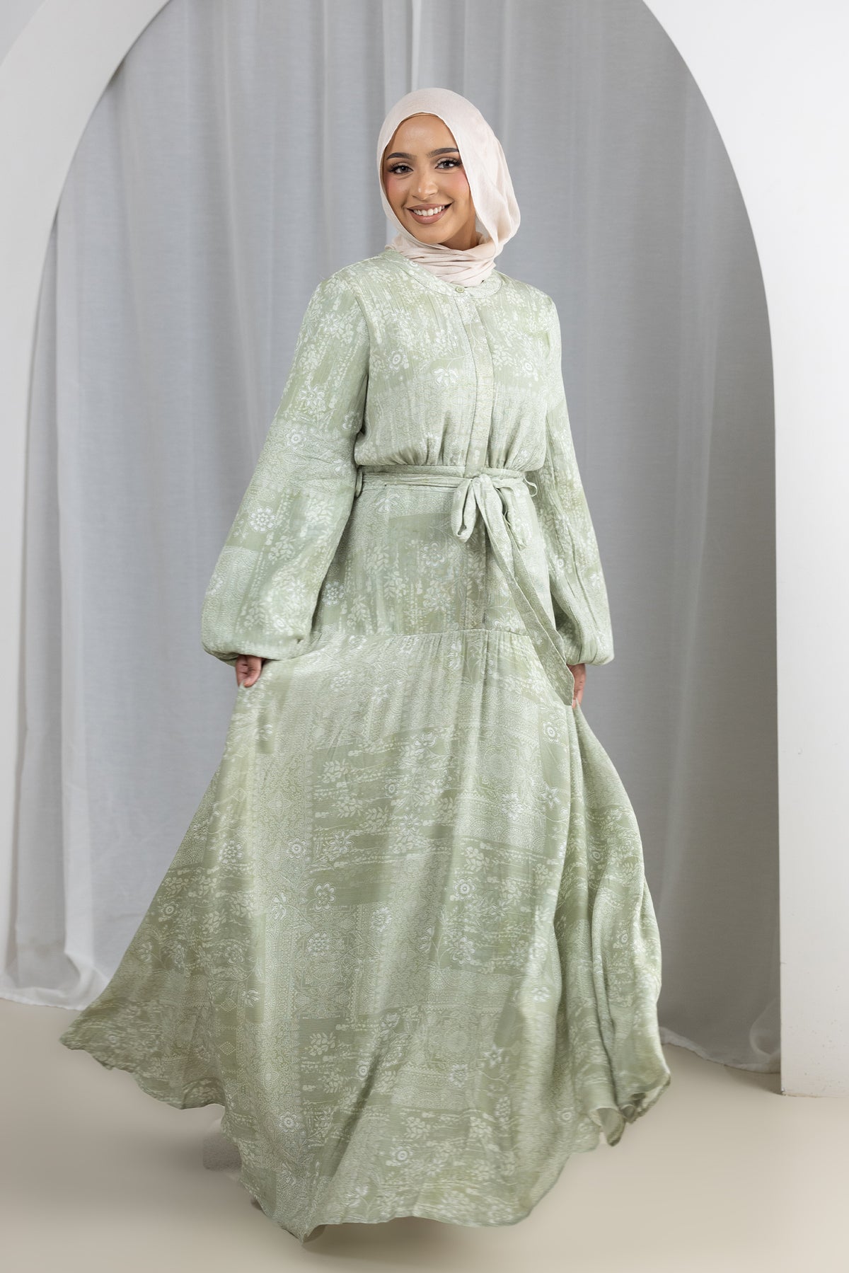 Areem Iris Maxi Dress - Women's Modest Ramadan & Eid Dress - Modelle