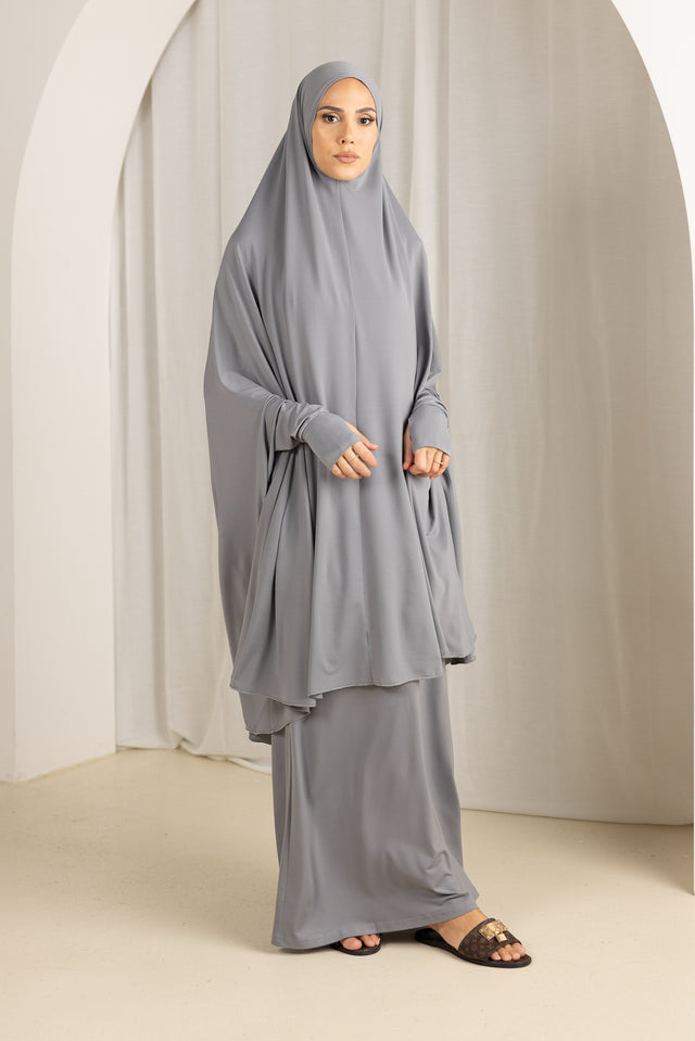 Jilbab Prayer Set - Shades of Grey - Jilbabs Sets Online - Modelle