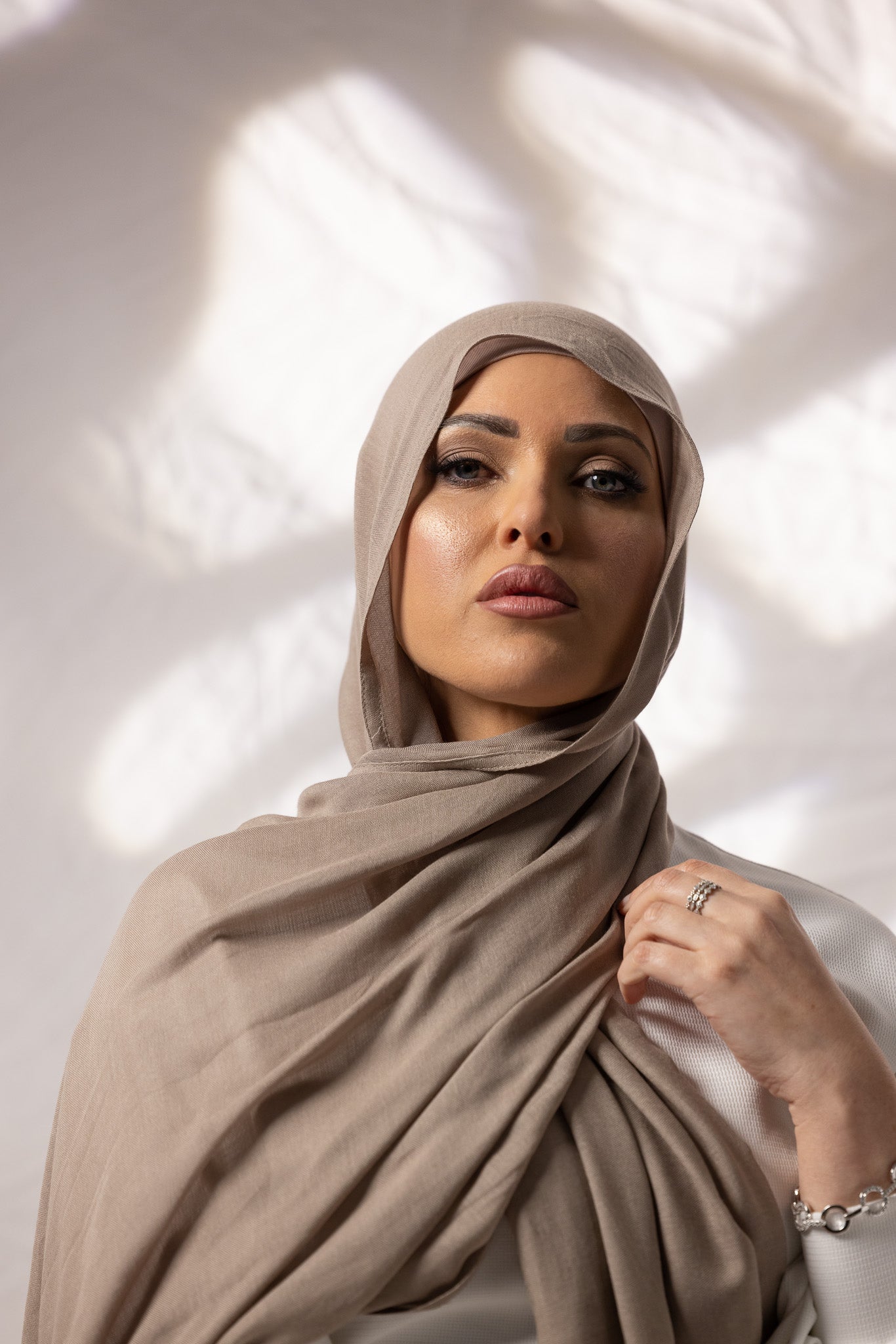 Hijabs Online - Cotton Modal Shawls - Shades of Dark Nude | Modelle
