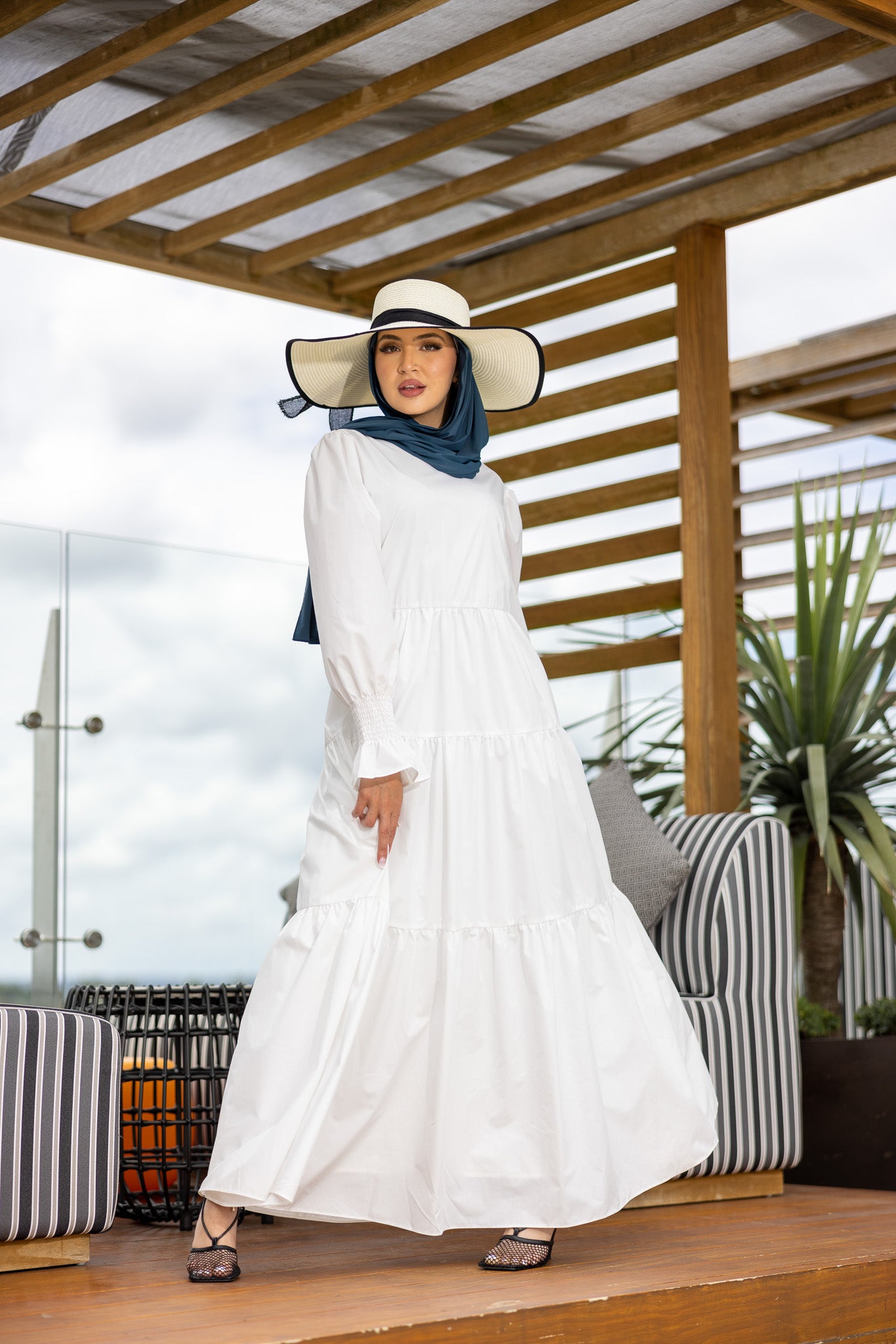 Women Maxi Dresses - Asia Tiered Dress | Modelle