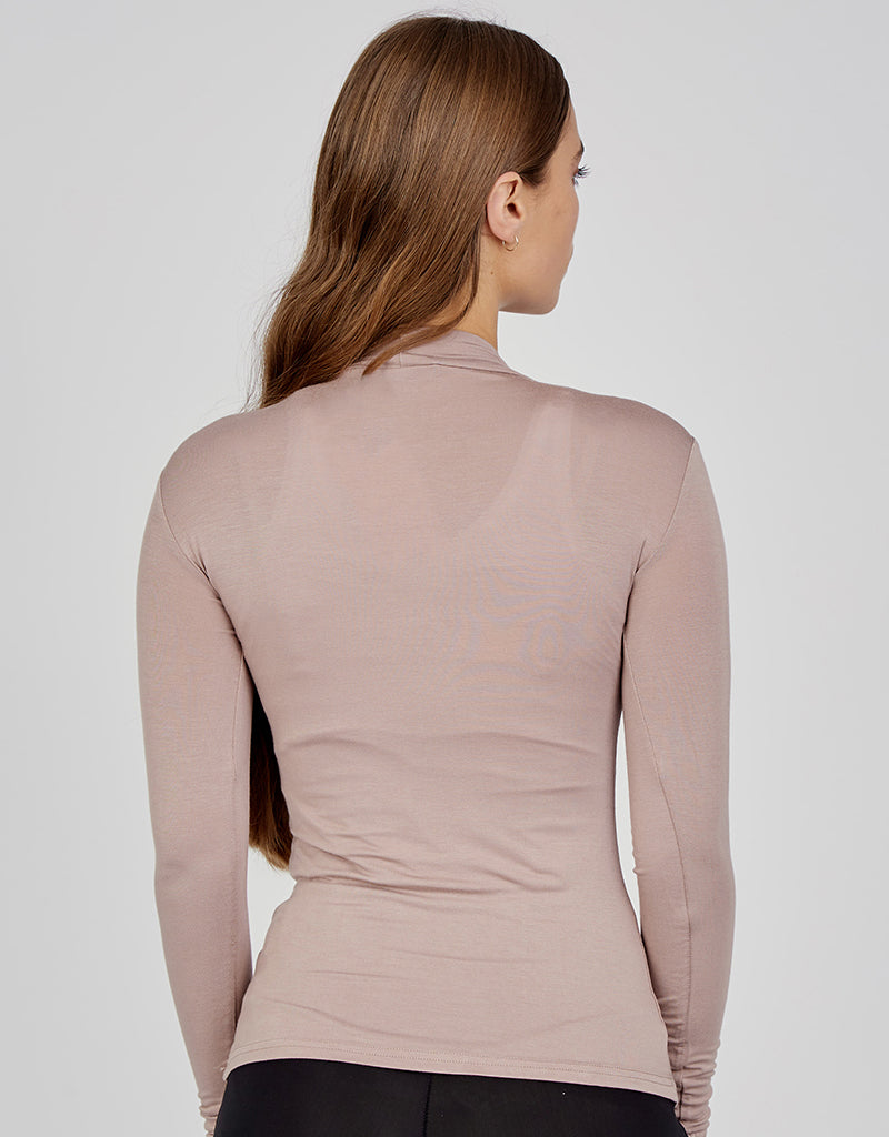 Women Tops - High Neck Body Top - Dark Shades | Modelle