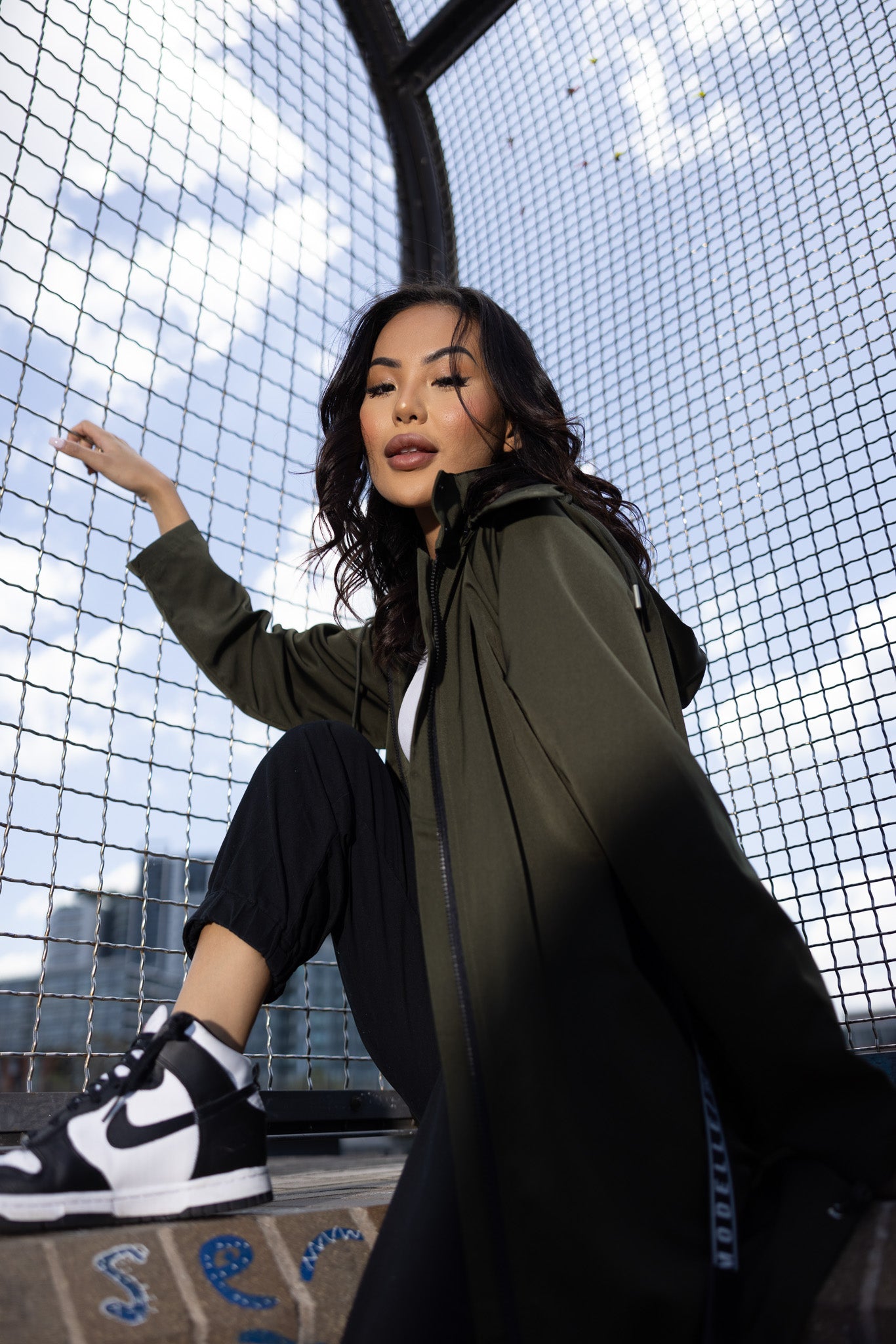 Winter Coats for Ladies - Modelle/Move Tie Windbreaker Jacket | Modelle