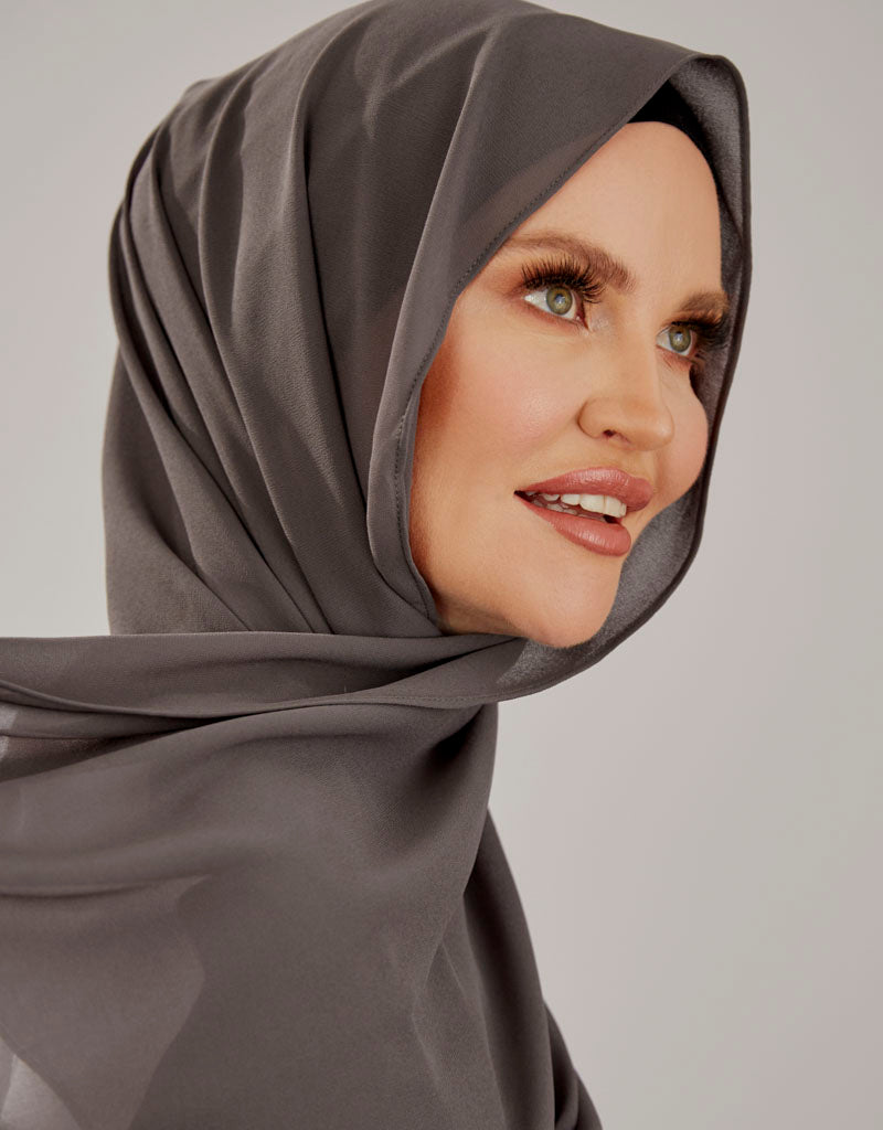 Hijab for Women - Chiffon Shawl - Shades of Black | Modelle