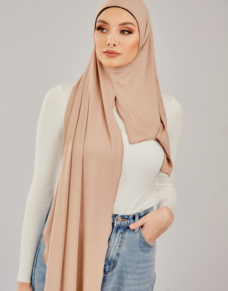 Shop For Women's Scarf - One Piece Jersey Scarf - Dark Shades | Modelle